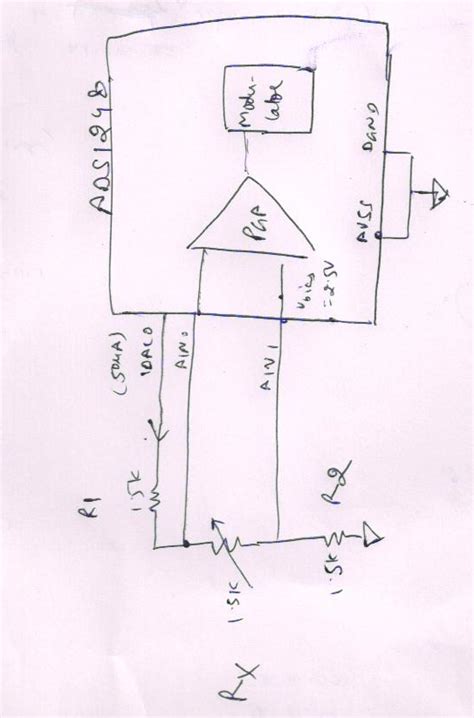 Ads1248 Measure Differential Circuit Data Converters Forum Data Converters Ti E2e Support