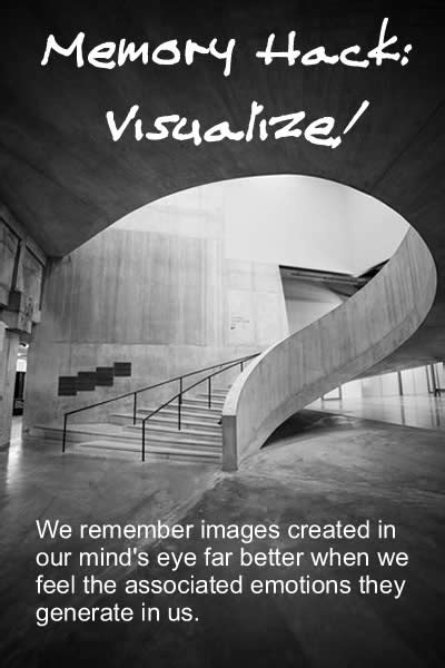 Memory Hack Visualize How To Memorize Things Memories Boost Memory