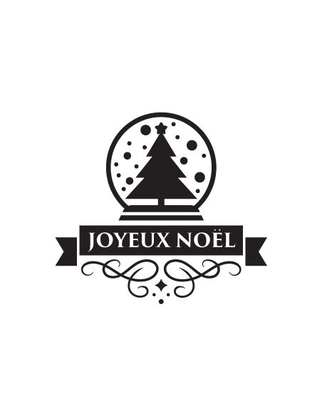 Sticker Sapin Joyeux No L