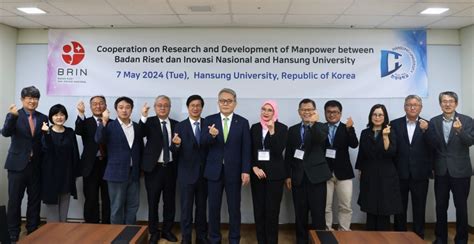 한성대 인도네시아 국가연구혁신청 Brin 제1차관과 인도네시아 국가과학기술공무원 역량강화·석 박사학위과정 개설 협의 Kollo