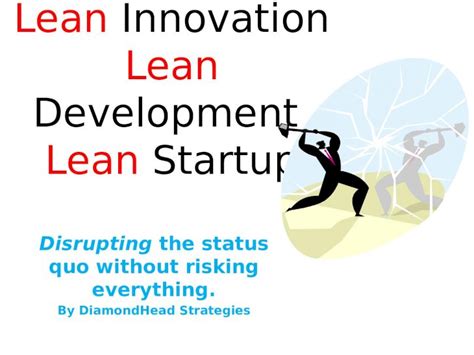 Pptx Lean Innovation Lean Development Lean Startup Dokumen Tips