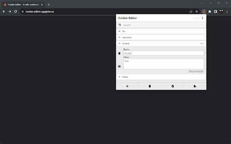 Cookie Editor Powerful Easy Cookie Management