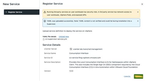 Vsphere Iaas Control Plane Consumption Interface