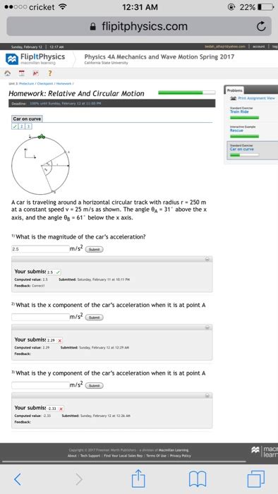 Solved A Car Is Traveling Around A Horizontal Circular