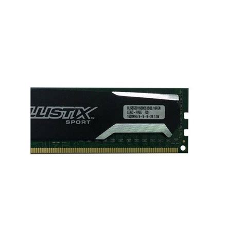 8go Ram Crucial Bls8g3d1609ds1s0016fer Pc3 12800u Dimm Ddr3 1600mhz 1