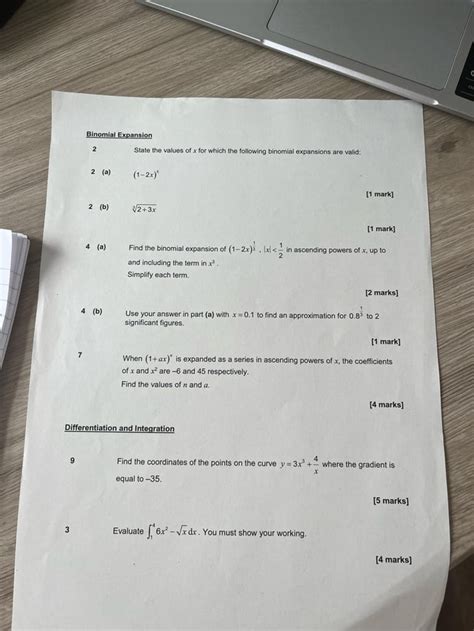[a Level Maths] Binomial Expansion R Homeworkhelp