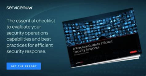 Servicenow On Linkedin The Essential Checklist A Practical Guide To Efficient Security Response…