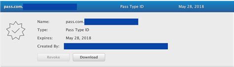 Provisioning Profile Unable To Revokedelete Pass Type Certificate