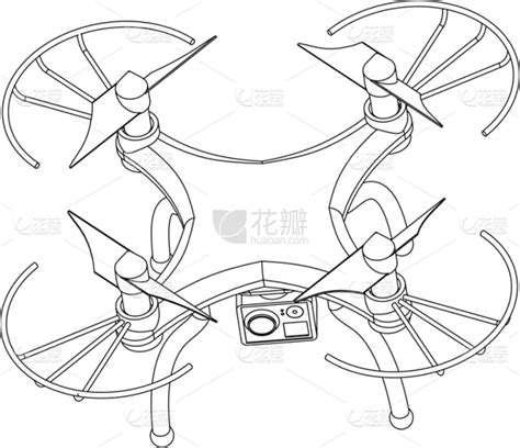 四轴飞行器 三维图形 白色 模型 商务 技术 现代 设备用品 休闲 监视素材 花瓣网