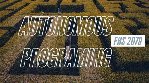 VEX V Coding Tutorial Autonomous Programming YouTube