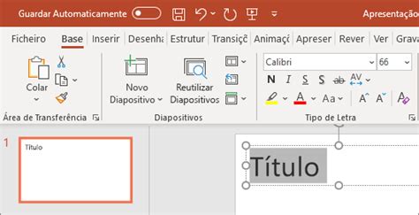 Criar uma apresentação no PowerPoint PowerPoint
