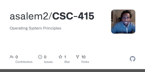 github asalem2 csc 415 operating system principles