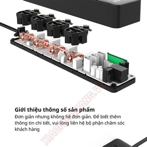 Ổ Cắm Điện Thông Minh Xiaomi Gosund CP5 Wifi 4 Ổ 3 USB
