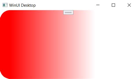 getting unexpected gradient background with partly rounded corners