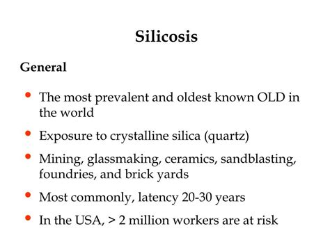 Ppt Silicosis Powerpoint Presentation Free Download Id 3112973