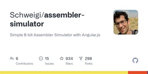 github schweigi assembler simulator simple 8 bit assembler simulator