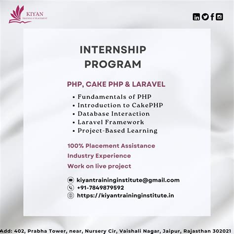 Kiyan Training And Placement Institute On Linkedin Internship