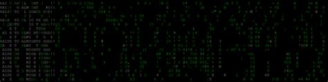 Matrix Security Screen Saver Bash Scripting