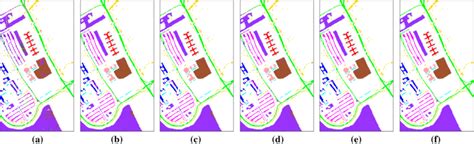 Classification Maps Of Different Methods On Pavia University Under