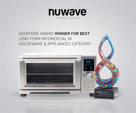 Nuwave Bravo Air Fryer Toaster Smart Oven 12 In 1 Countertop