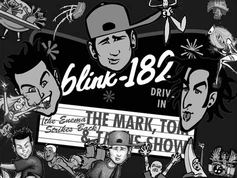Cartoon Wallpaper Of Blink 182 By Sportsking On Deviantart