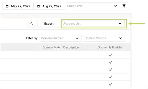Account Domain Report Help Center