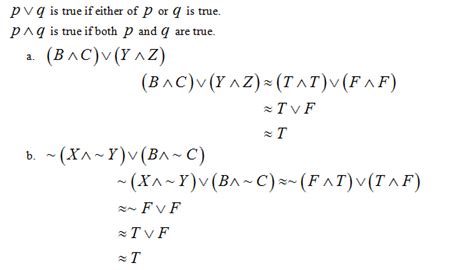answered compute the truth values of the… bartleby