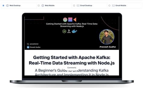 Pravesh Sudha On Linkedin Nodejs Kafka Softwaredevelopment