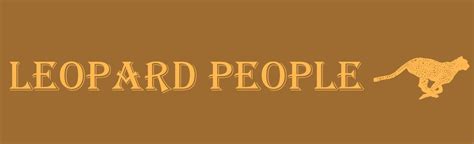 Люди леопарды