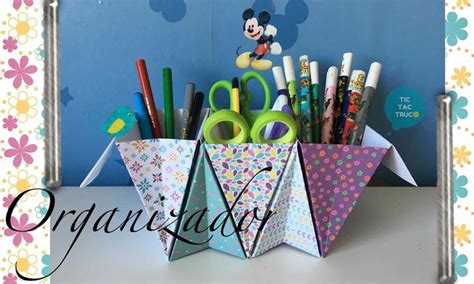 La Técnica Del Origami También Sirve Para Ordenar Organizador Para Escritorio Trucos De