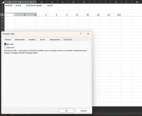 come bloccare una riga o una cella su excel smartworld