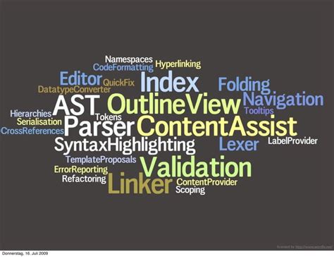 textual modeling framework xtext ppt