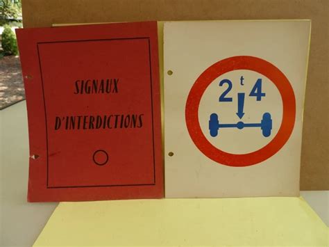 Ancienne Fiche Scolaire Du Code De La Route Eur 300 Picclick Fr