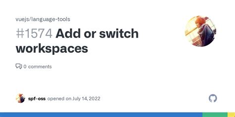 Add Or Switch Workspaces · Issue 1574 · Vuejslanguage Tools · Github