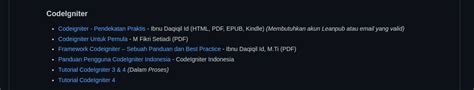 Link To Redirect To The Course Framework Codeigniter Sebuah Panduan