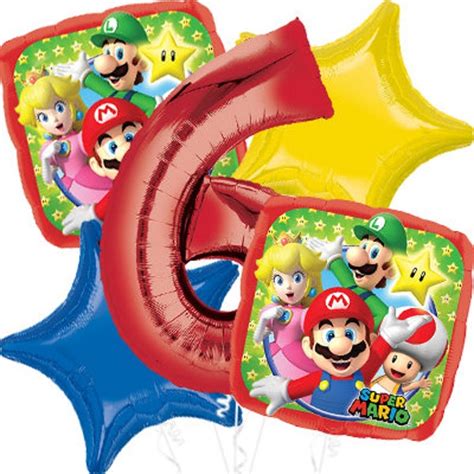 Mario Balloons Etsy