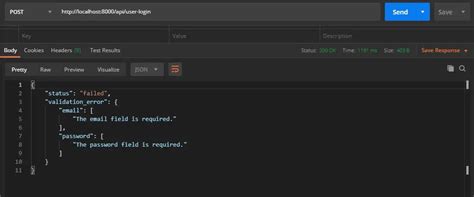 React Login And Registration App Using Laravel 7 Restful Apis
