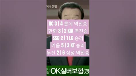 Nc 다이노스 3 경기 종료 4 롯데 자이언츠 Youtube