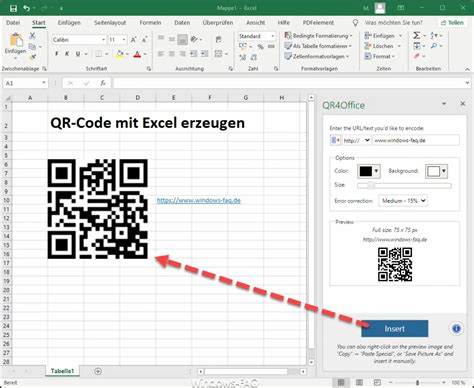 hur man enkelt genererar qr koder i excel