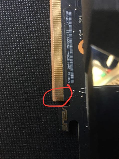 Gpu Not Detected By Bios Or Windows One Pin Looks Damaged Is This The