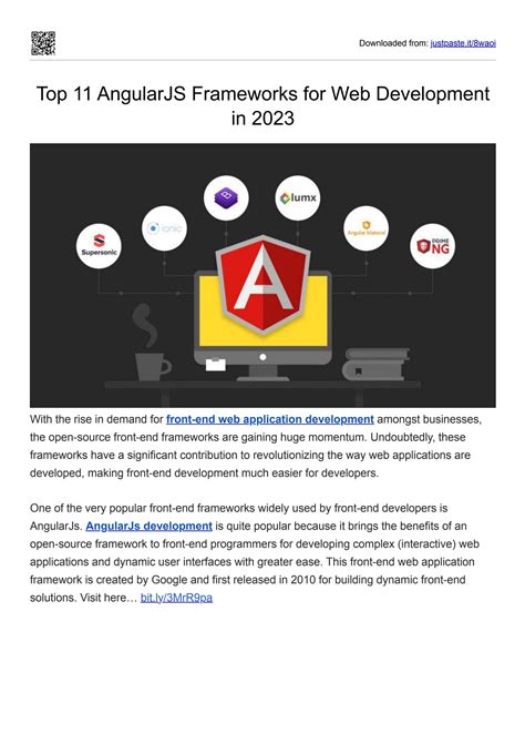 Heres Everything On 11 Angularjs Web Development Frameworks By Priya Sinha Issuu