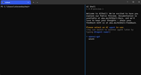 Announcing The Public Preview Of Ai Shell Powershell Team