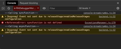 React Native Async Function Swallowing Console Error · Issue 1135