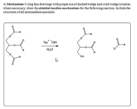 SOLVED: Mechanism: Using line drawings with proper use of dashed wedge and solid wedge notation ...