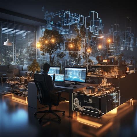 premium photo ai company software development design