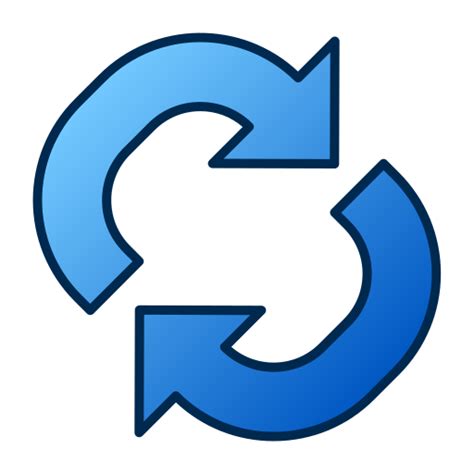 loop arrow generic gradient lineal color icon