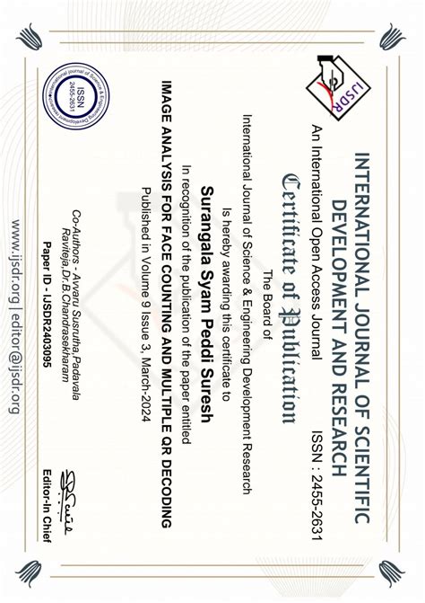 syam peddi suresh surangala on linkedin ijsdr