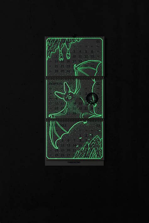 Glowing Calendar On Behance