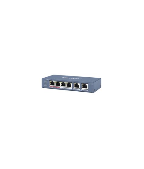 Hikvision Ds 3e0106hp E Switch Poe De 6 Puertos Con Alta Potencia Hikvision Ds 3e0106hp E Switch Poe De 6 Puertos Con Alta Potencia