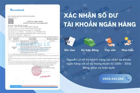 Cách Xin Giấy Xác Nhận Số Dư Tài Khoản Ngân Hàng 2026